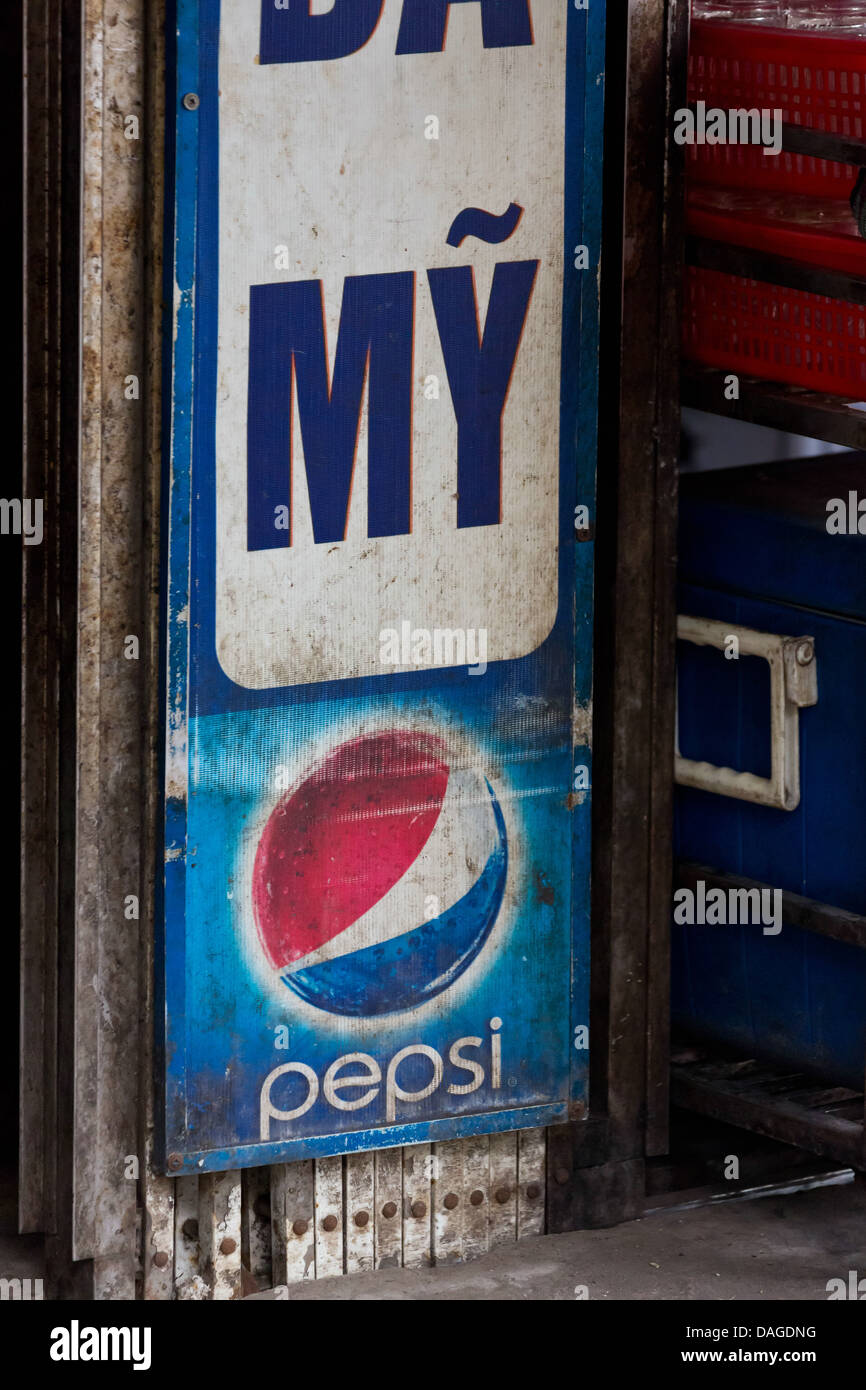 Advertising Signs in Hanoi, Vietnam Stock Photo - Alamy