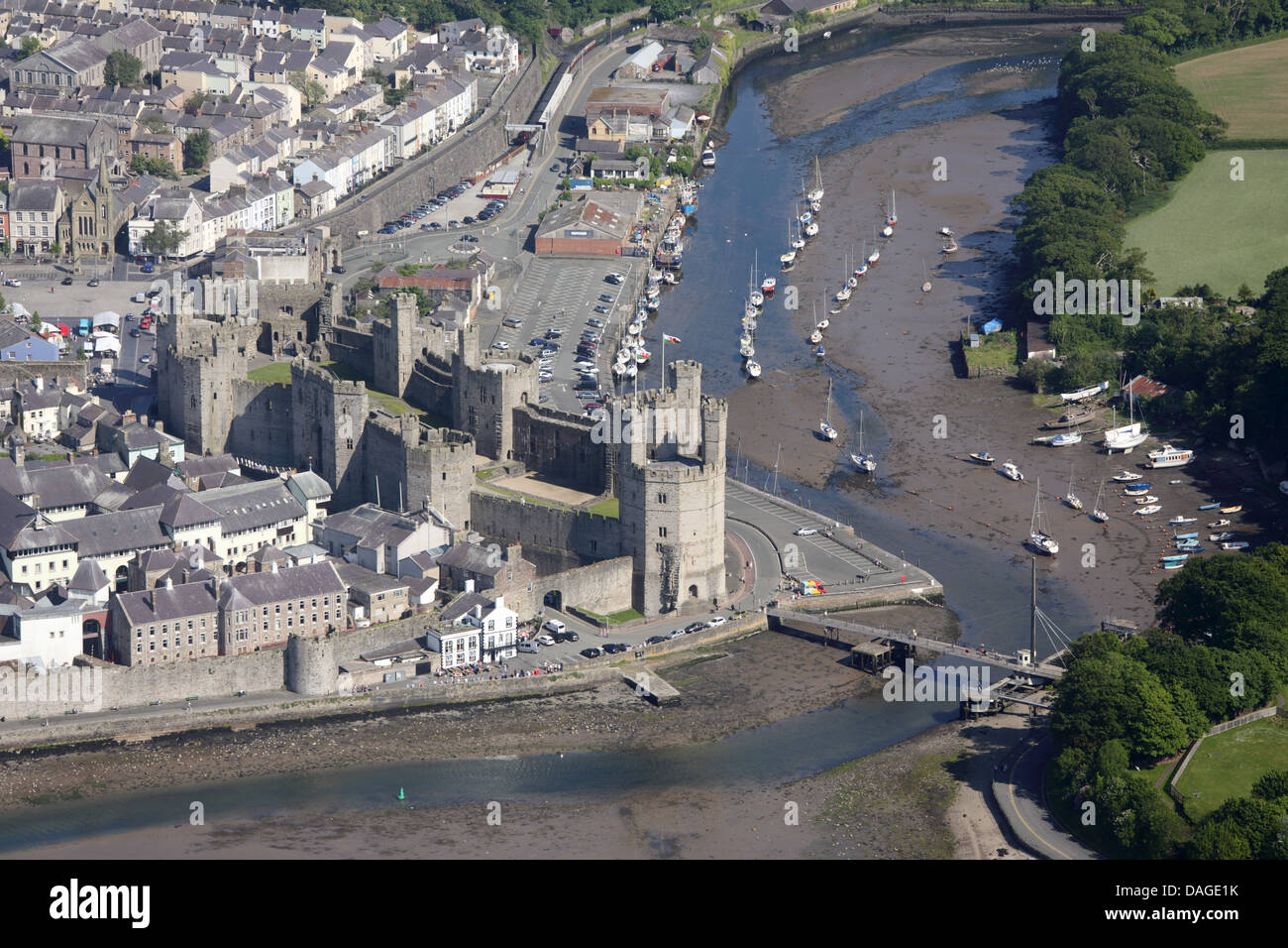 Aerial View Of Wales Stock Photos & Aerial View Of Wales Stock Images ...