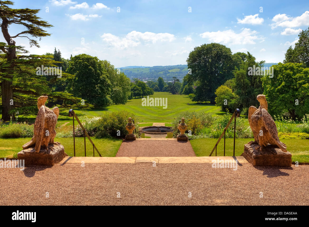 gardens of Knightshayes Court, Tiverton, Devon, England, United Kingdom ...
