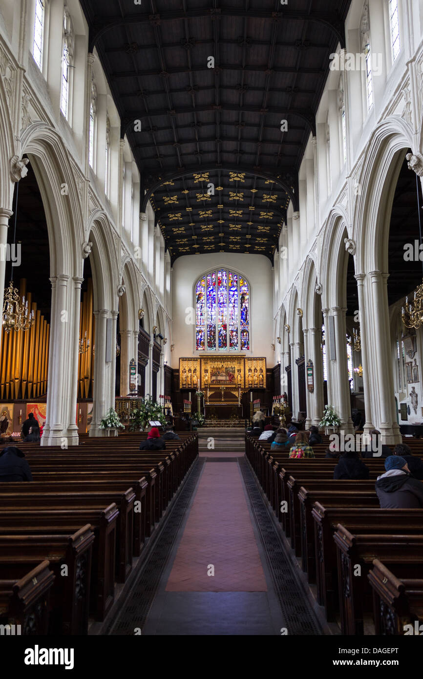 UK, England, London, Saint Margaret church indoor Stock Photo - Alamy