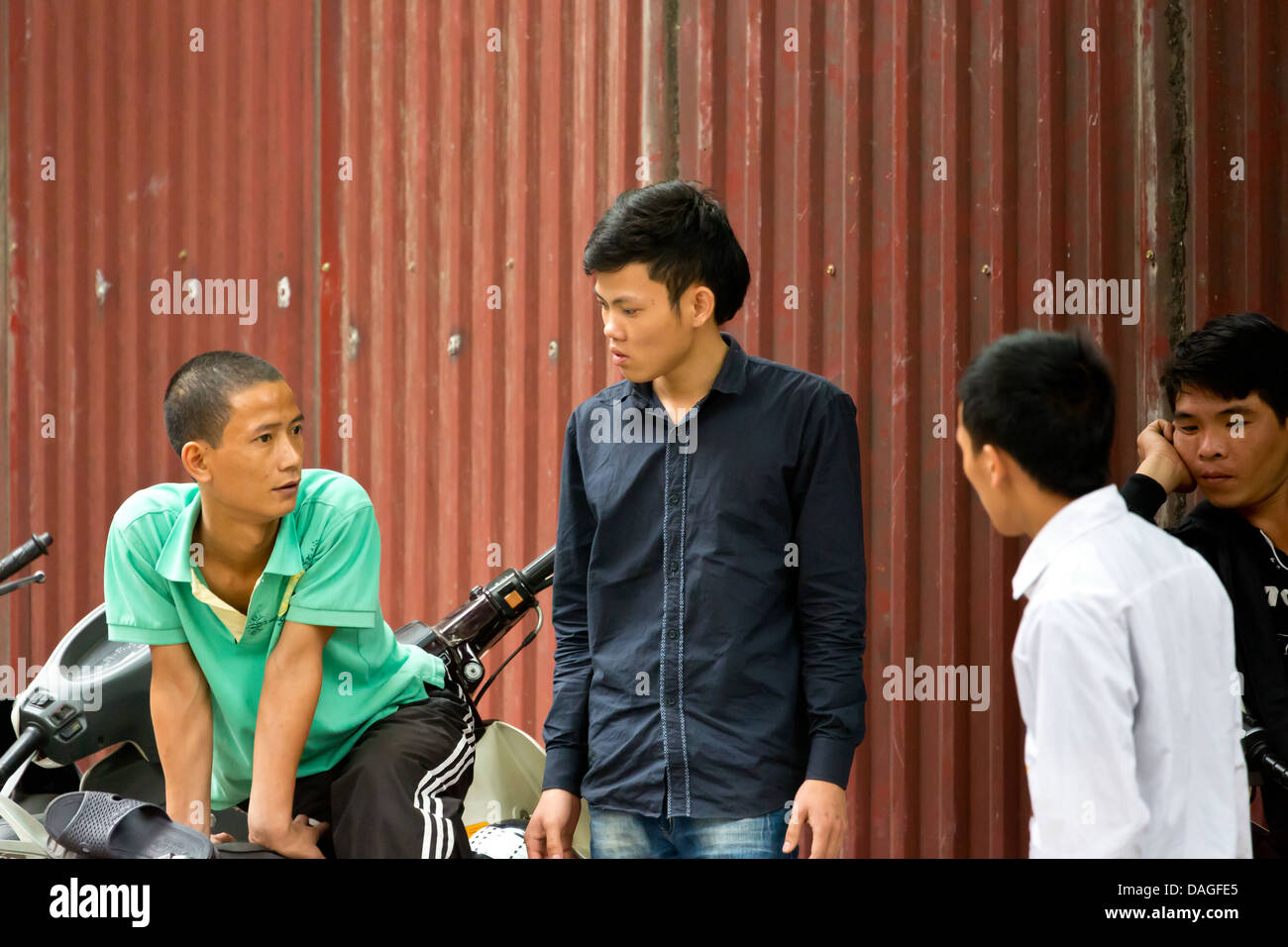 Typical Everyday Life in the Streets of Hanoi, Vietnam Stock Photo - Alamy