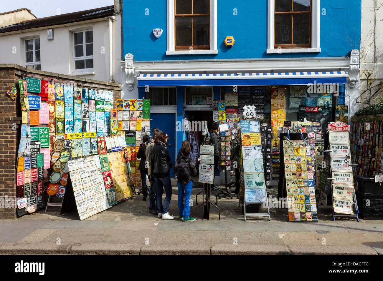 Portobello road london retro hi-res stock photography and images - Alamy