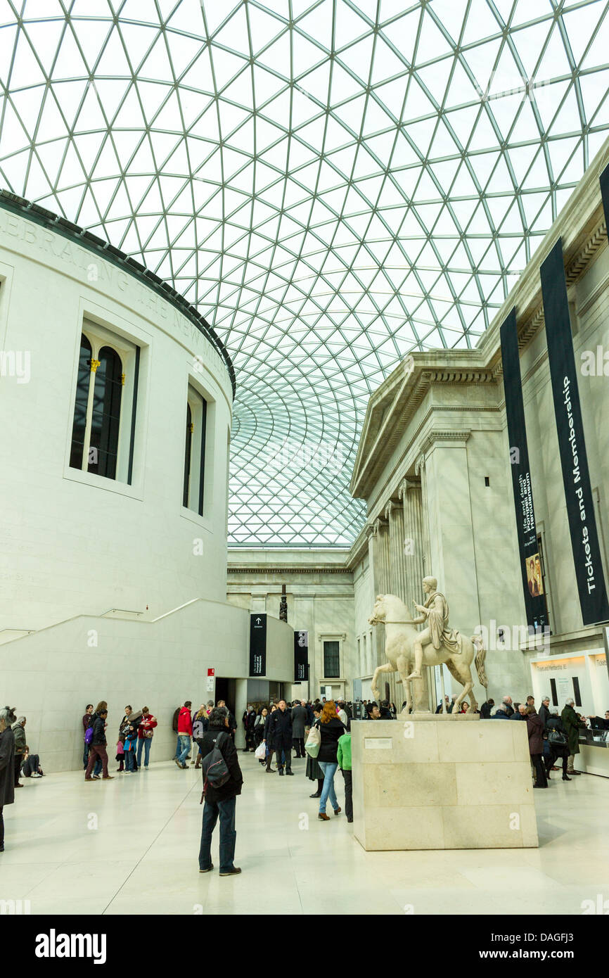 UK, England, London, British Museum, the Great Court Stock Photo - Alamy