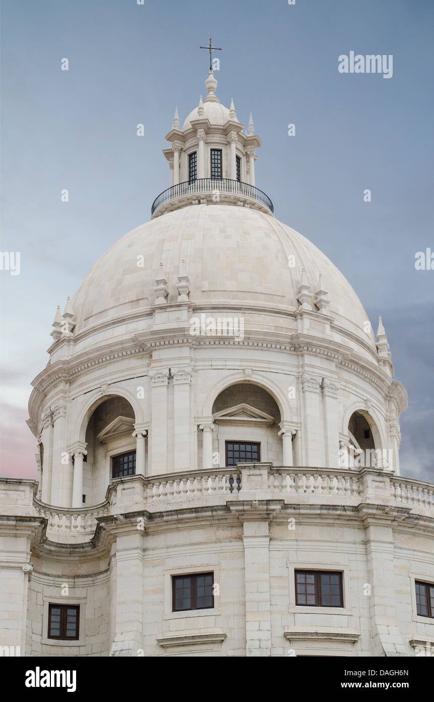 Main dome of National Pantheon in Lisbon Stock Photo - Alamy