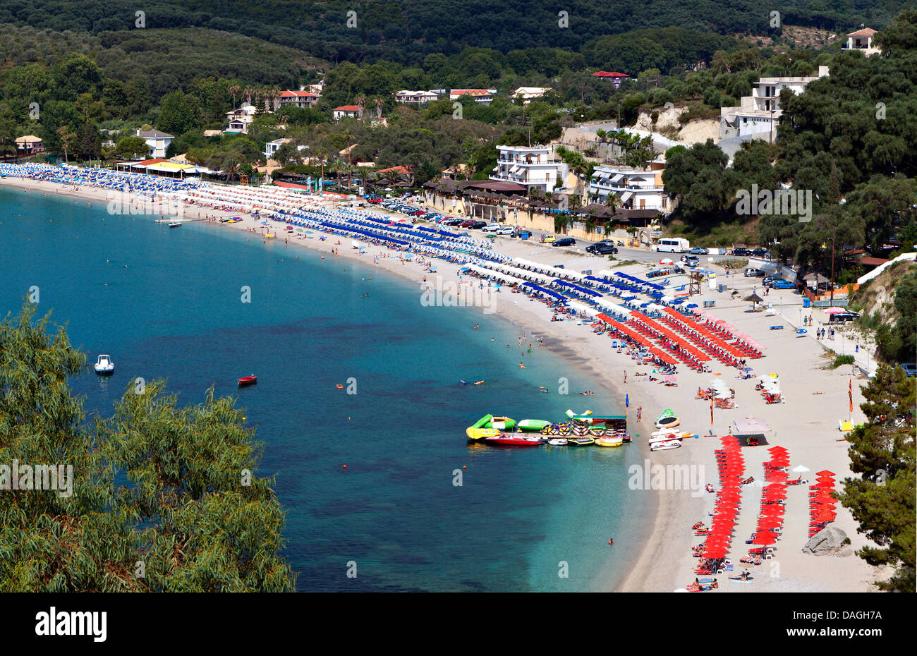 Valtos beach near Parga town of Syvota area in Greece Stock Photo - Alamy