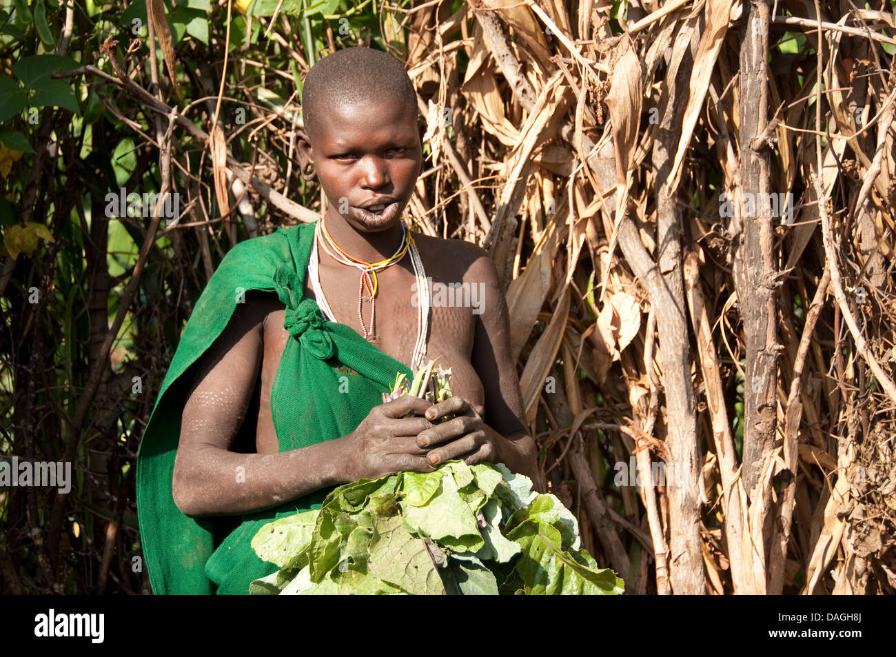 Suri ethiopia woman hi-res stock photography and images - Alamy