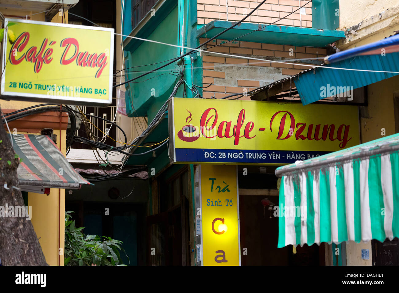 Advertising Signs in Hanoi, Vietnam Stock Photo - Alamy