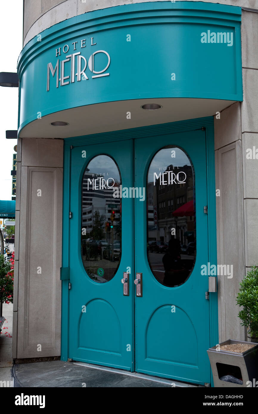 Hotel Metro is seen in Milwaukee, Wisconsin Stock Photo - Alamy