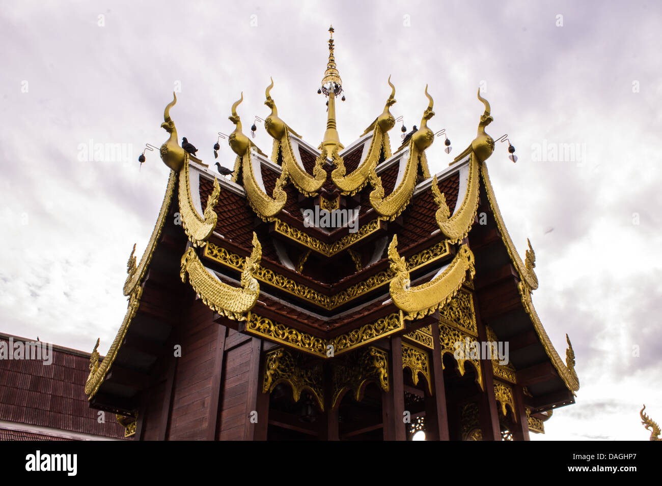 Ubosot in wat chiangmai thailand hi-res stock photography and images ...