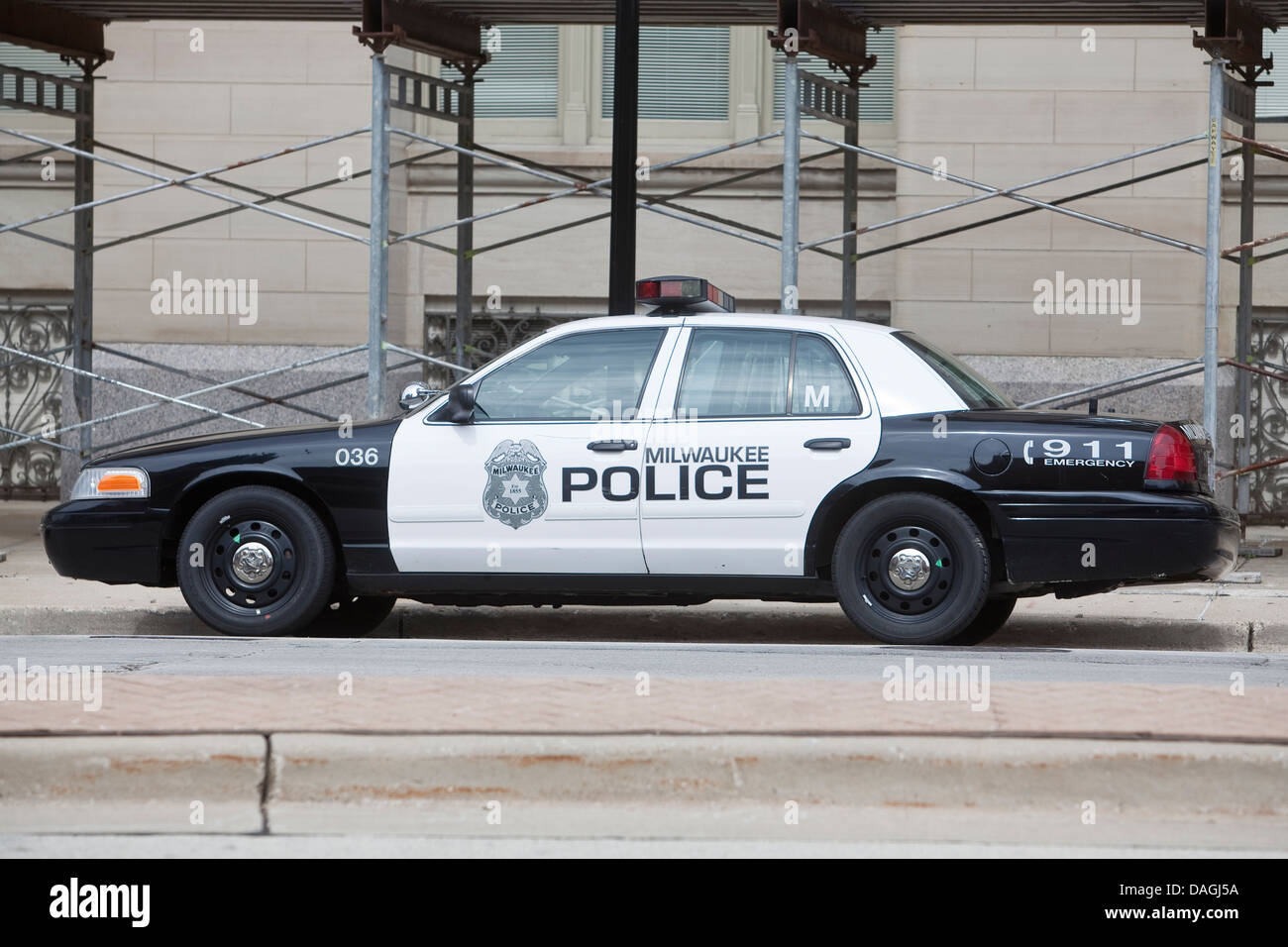 Milwaukee police car hi-res stock photography and images - Alamy