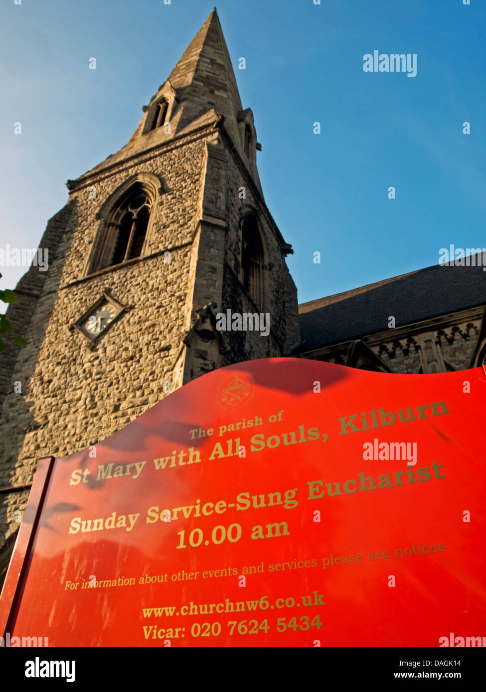St. Mary's Church, Abbey Road, Kilburn, London, England, United Kingdom ...