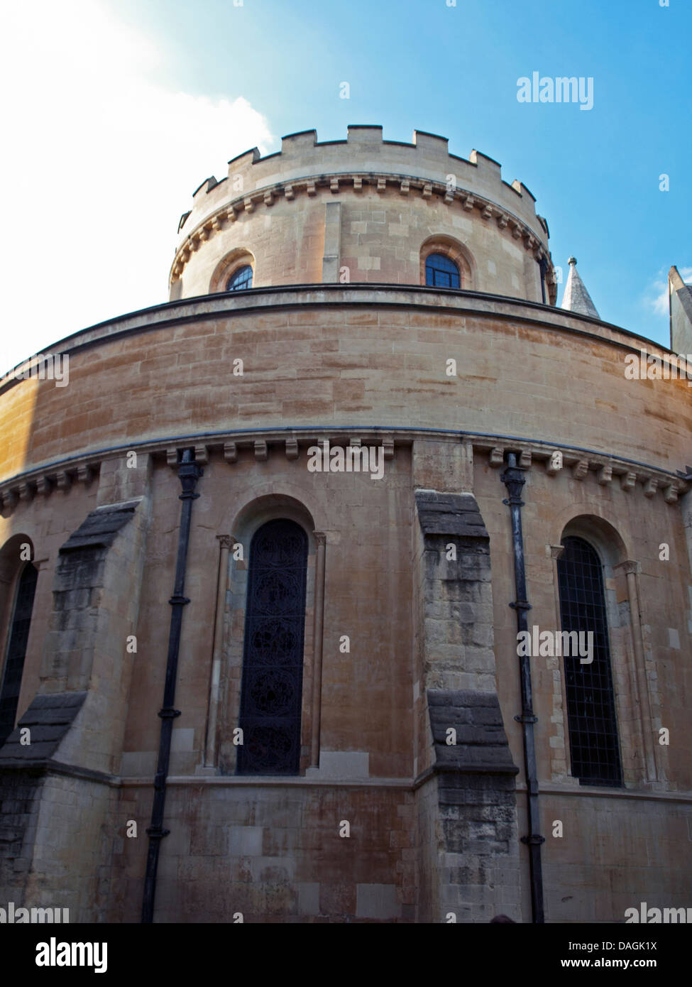 View of Temple Church, a late-12th-century church, built for and by the ...