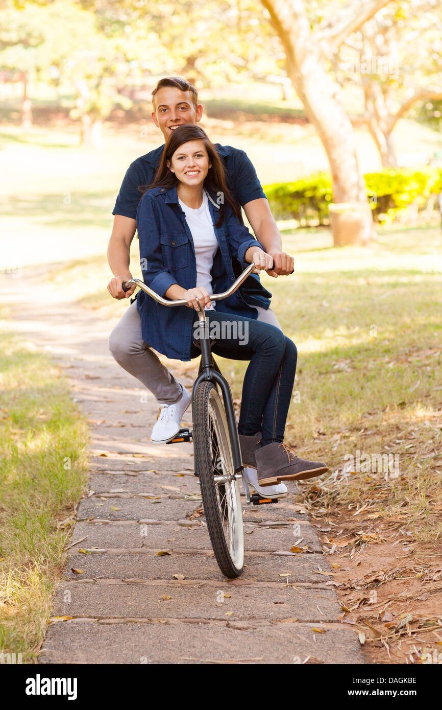 Teen riding bike hi-res stock photography and images - Alamy