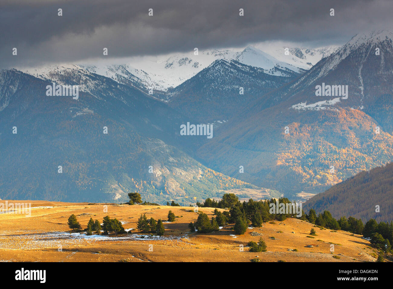 Col de Granon mountain pass in autumn, France Stock Photo - Alamy