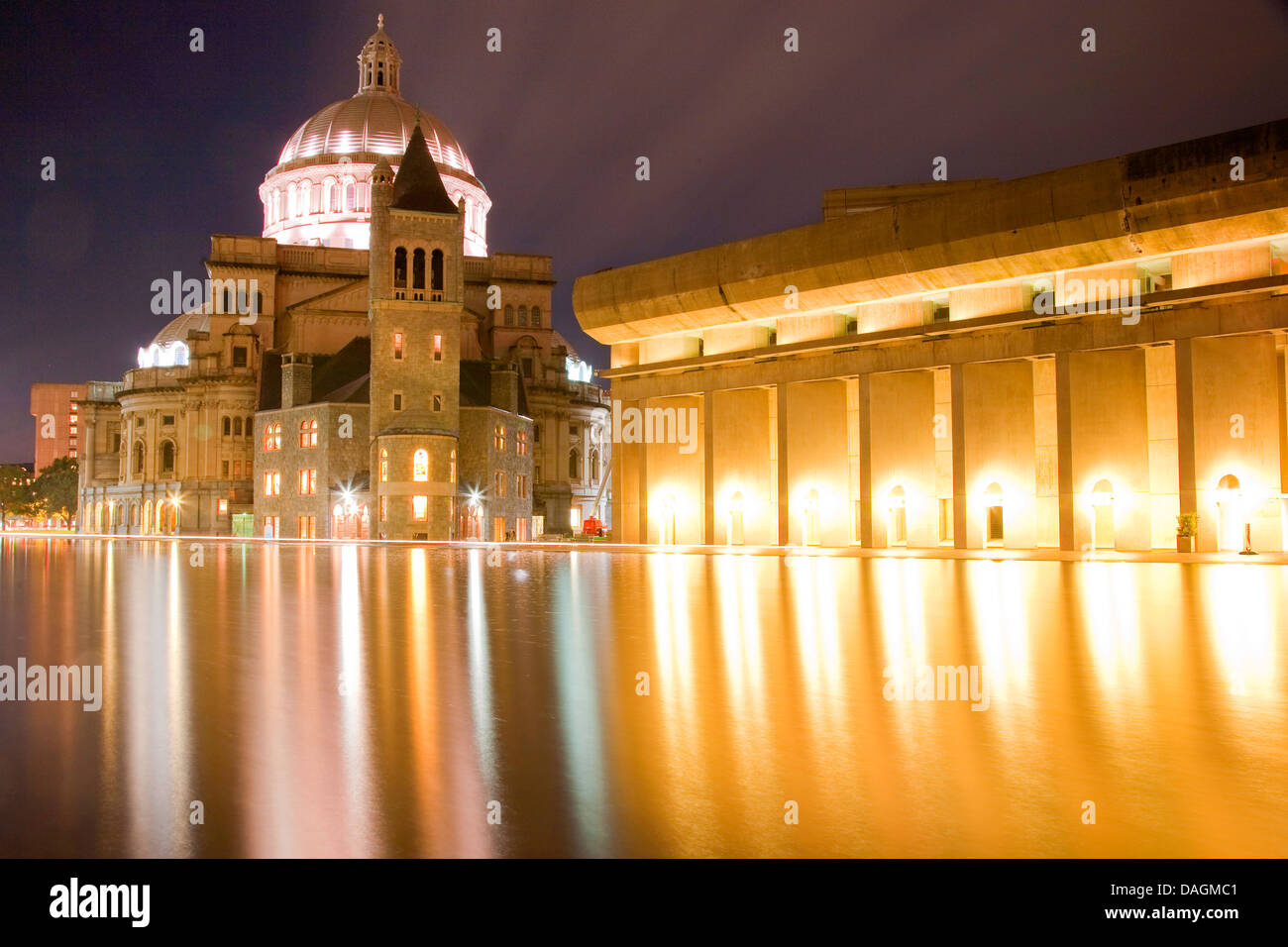 Christian science plaza hi-res stock photography and images - Alamy