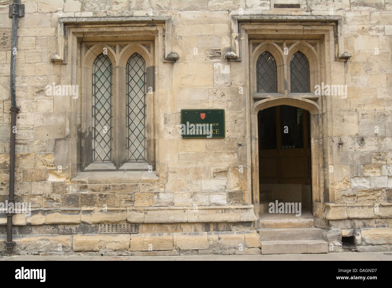 The Church Shop at York Minster Stock Photo - Alamy