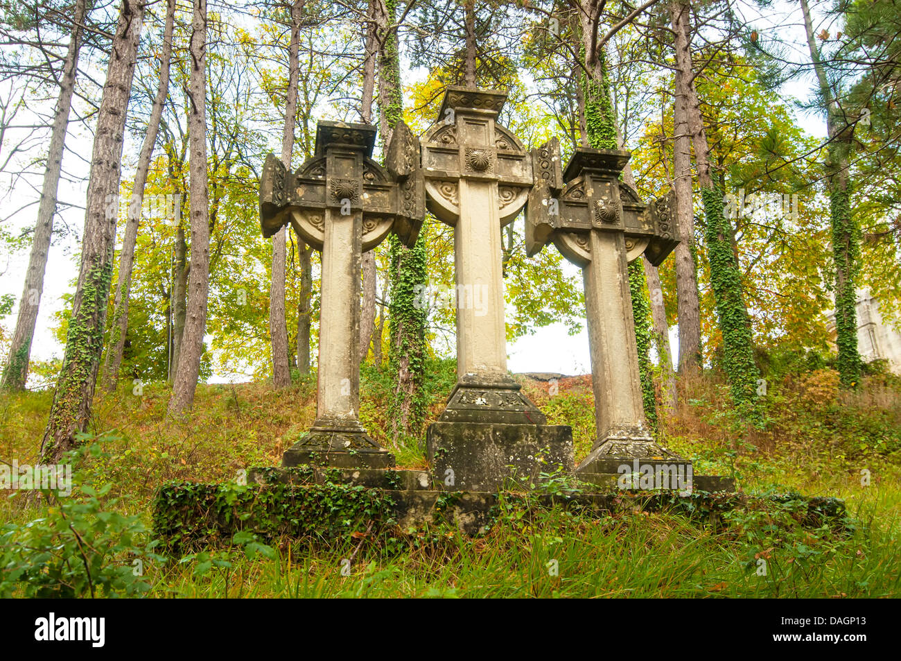 Three crosses landscape hi-res stock photography and images - Alamy