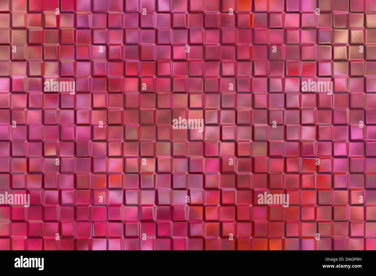 Computer graphic design abstract background of pink emboss square ...
