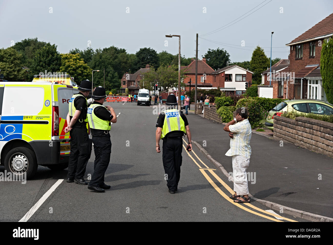 Tipton, West Midlands, UK. 12th July 2013. Mosque nail bomb Credit ...