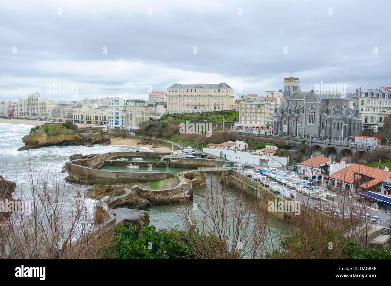 Biarritz in France Stock Photo - Alamy