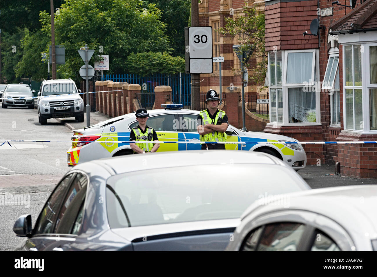 Tipton, West Midlands, UK. 12th July 2013. Mosque nail bomb Credit ...