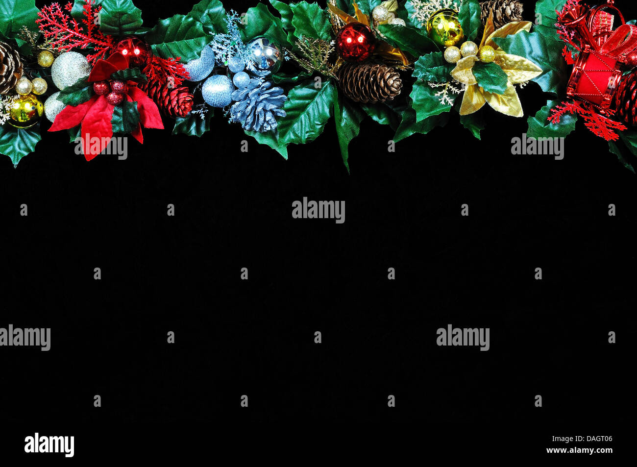 Garland border hi-res stock photography and images - Alamy