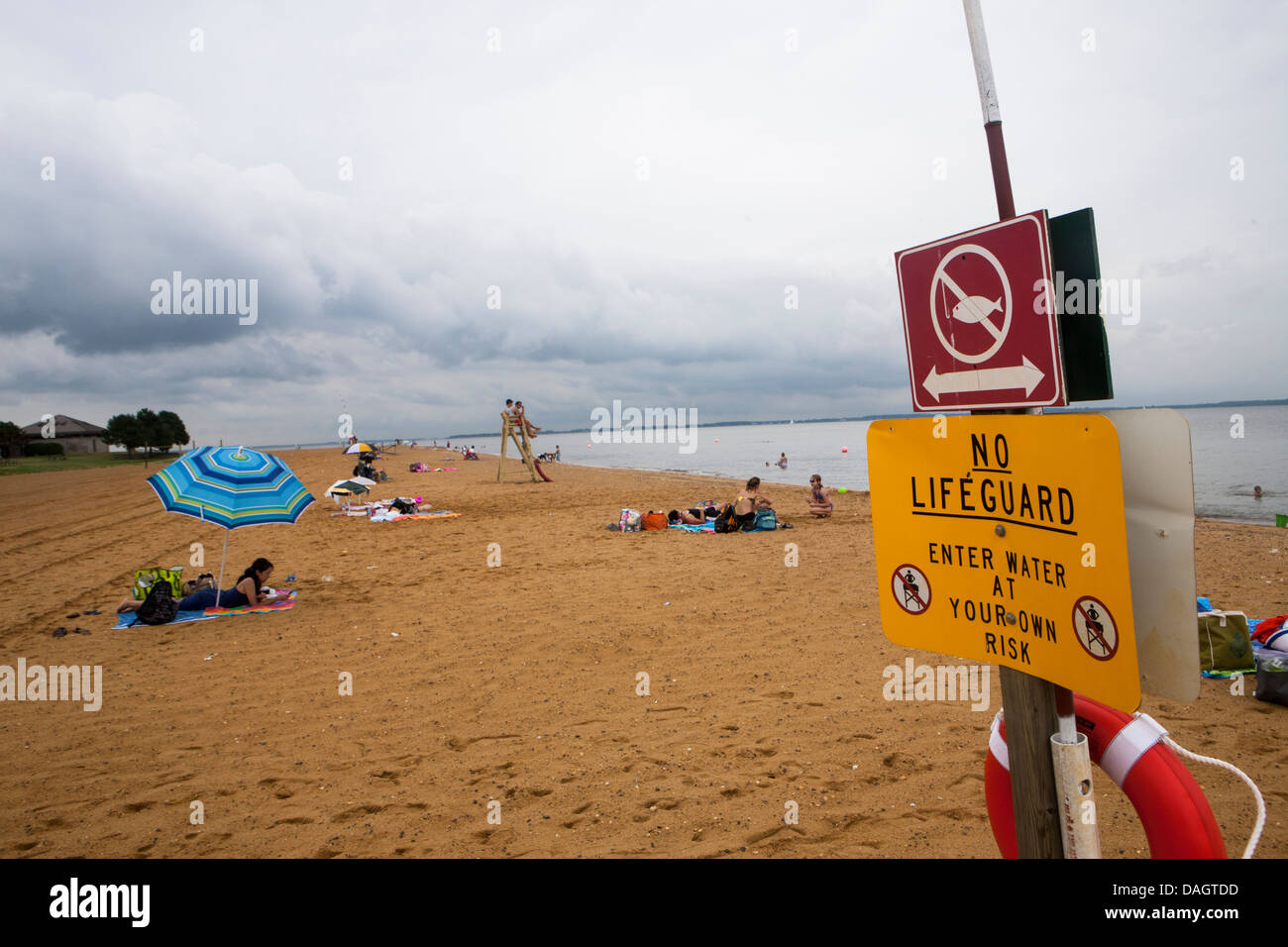 Sandy Point State Park, Maryland Stock Photo - Alamy