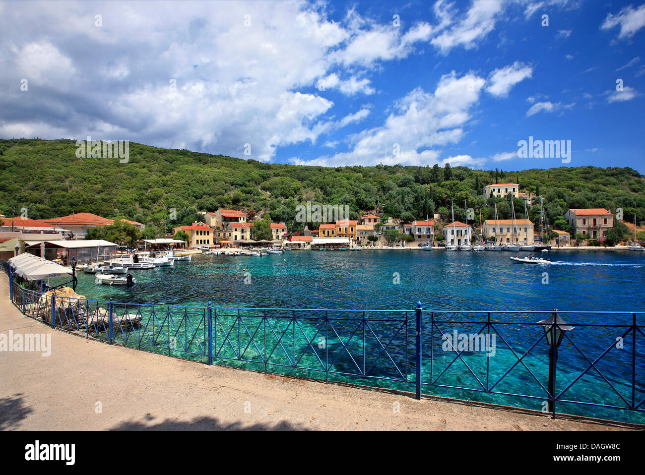 Kioni village, the most beautiful village of Ithaca (Ithaki) island ...