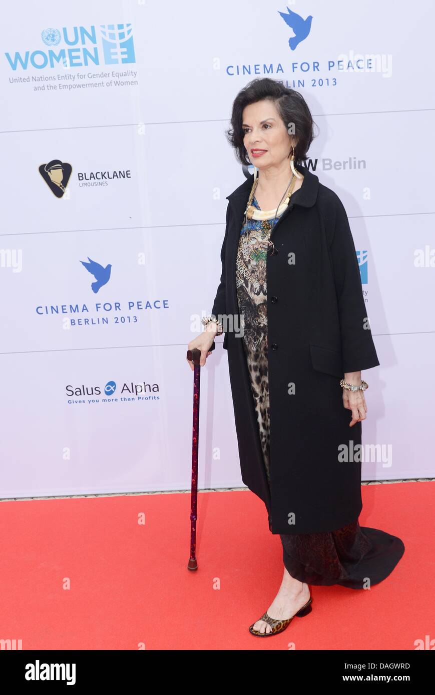 Berlin, Germany. 12th July, 2013. Human rights activist Bianca Jagger ...