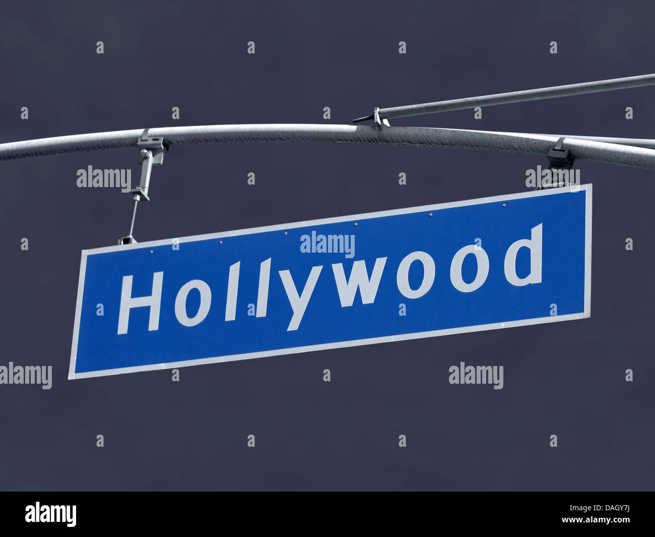Hollywood boulevard street sign hi-res stock photography and images - Alamy