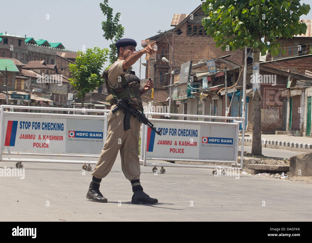 Indian paramilitary vehicle hi-res stock photography and images - Alamy
