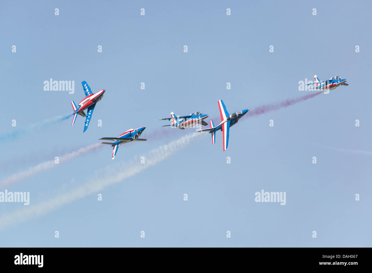 The national display team for the French Air Force, La Patrouille de ...