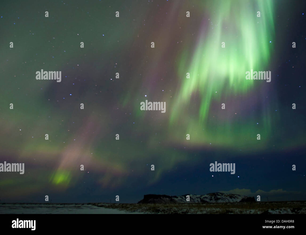 polar lights, Iceland Stock Photo - Alamy