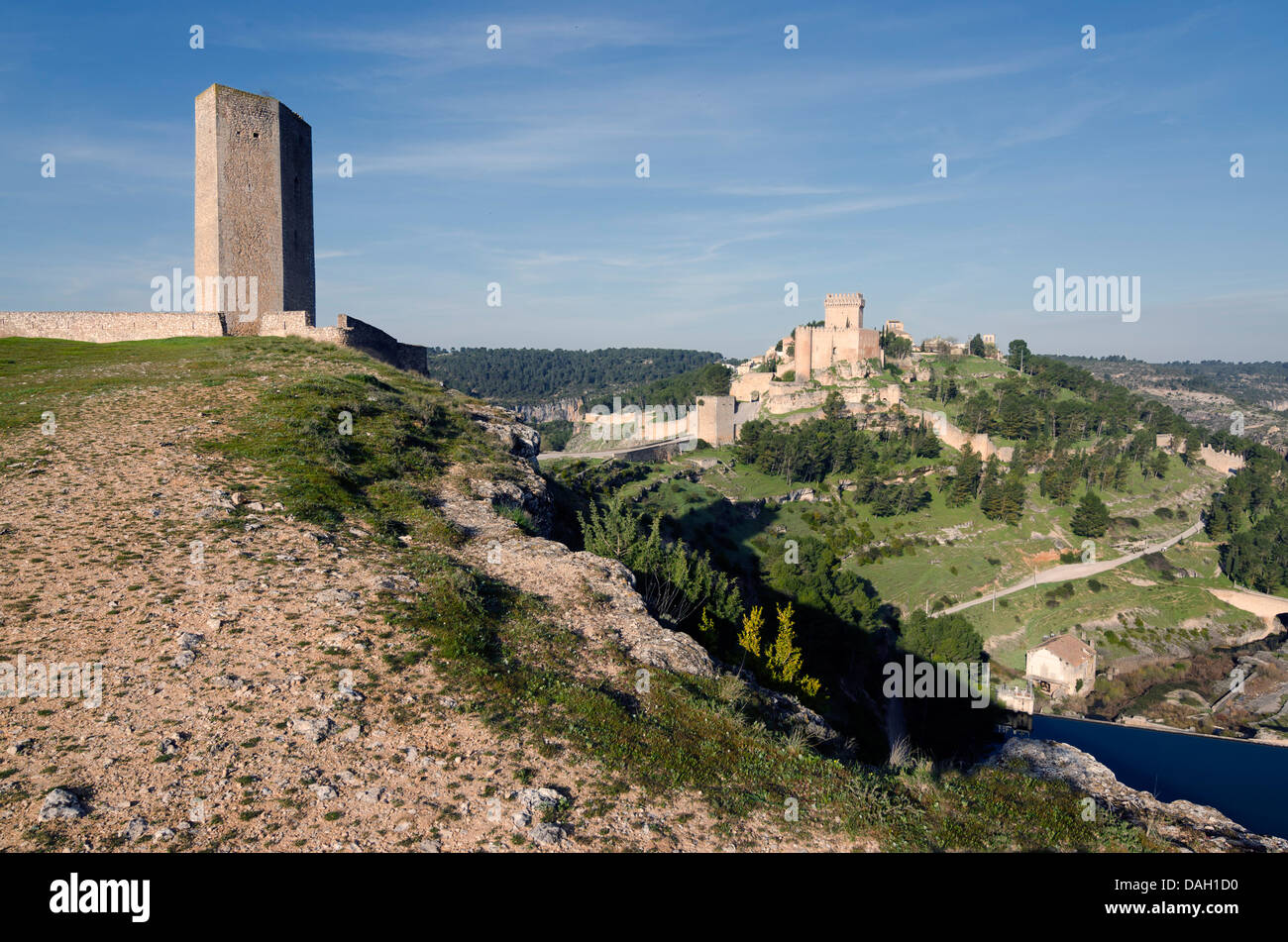 Alarcon and Jucar river. Cuenca, Spain Stock Photo - Alamy