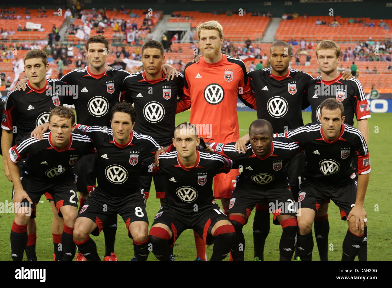 Washington DC, USA. 12th July 2013. Washington DC RFK Stadium Friendly ...