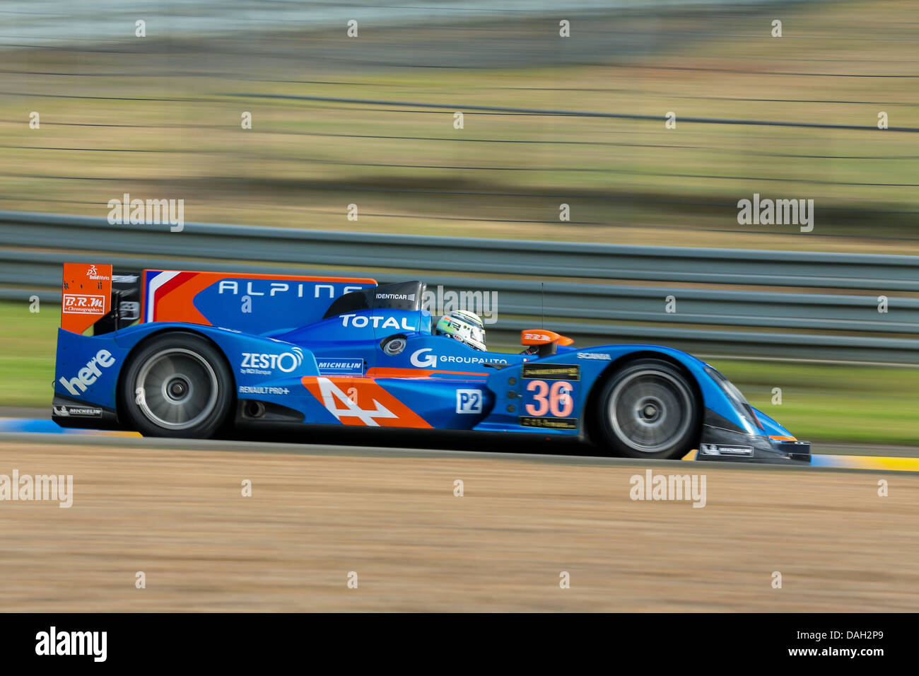 LE MANS, FRANCE - JUNE 23 Alpine #36 races in a qualification run for ...