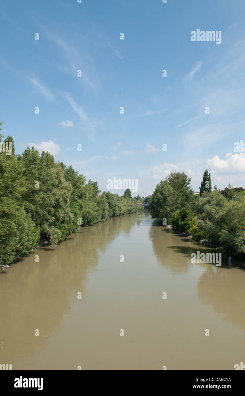 Danube - or Donau - canal in Vienna, Austria Stock Photo - Alamy
