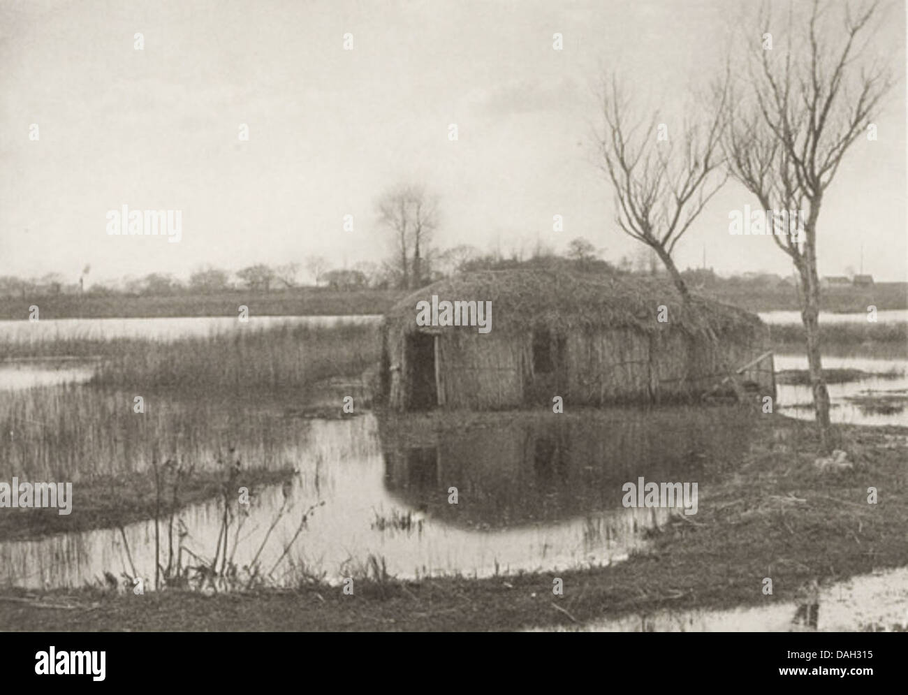 This depiction of a reed boat-house is an important example of ...