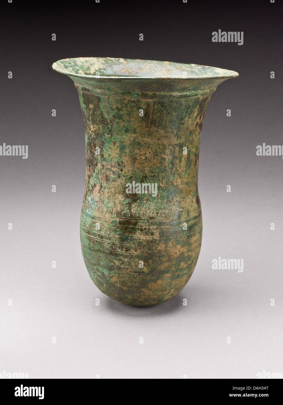 This ancient beaker, housed in LACMA's collection, represents early ...