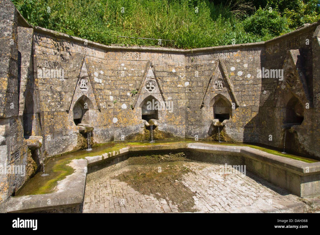 Village bisley gloucestershire cotswolds uk hi-res stock photography ...