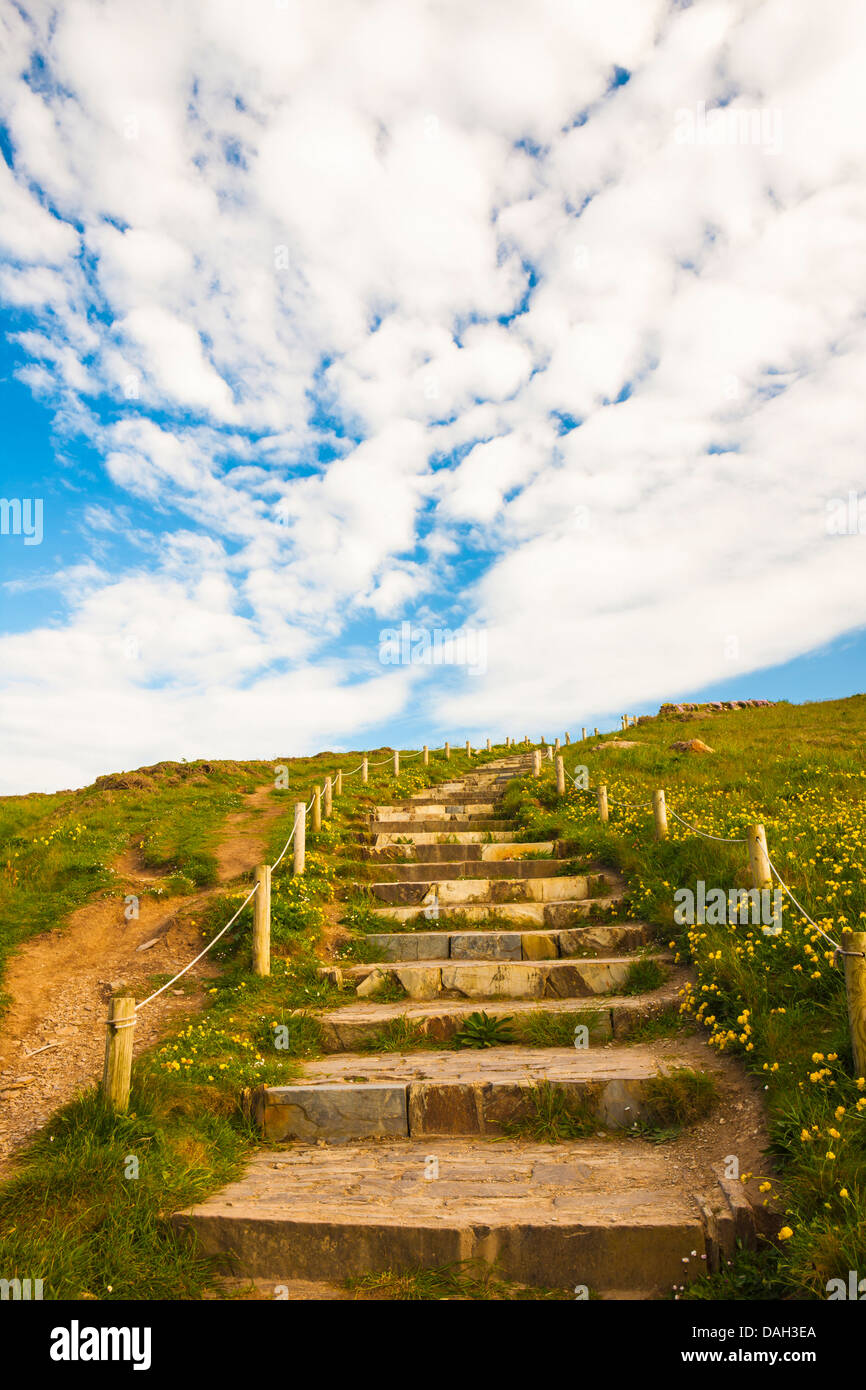 Steps rising pathway hi-res stock photography and images - Alamy