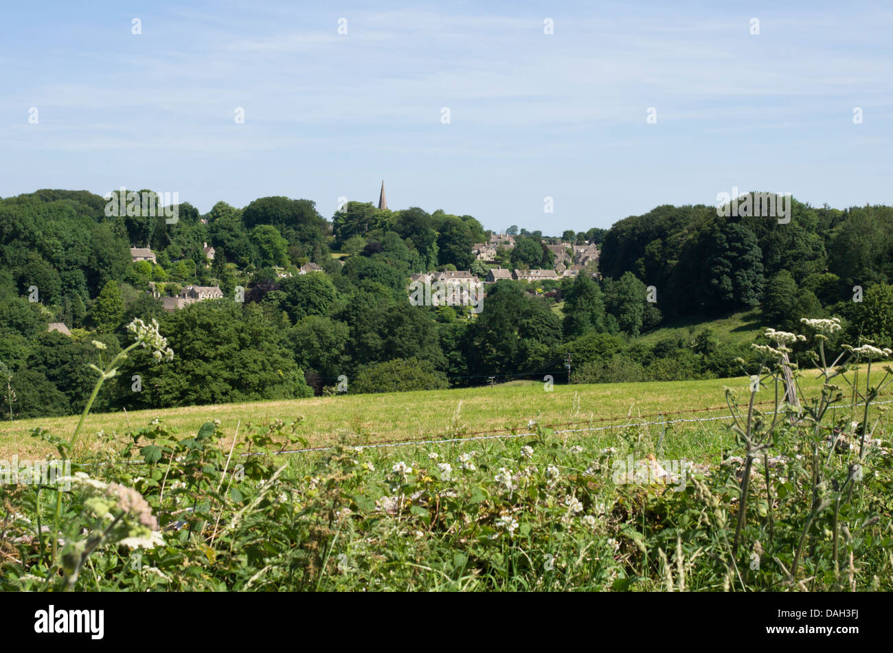 Bisley gloucestershire england cotswold location hi-res stock ...
