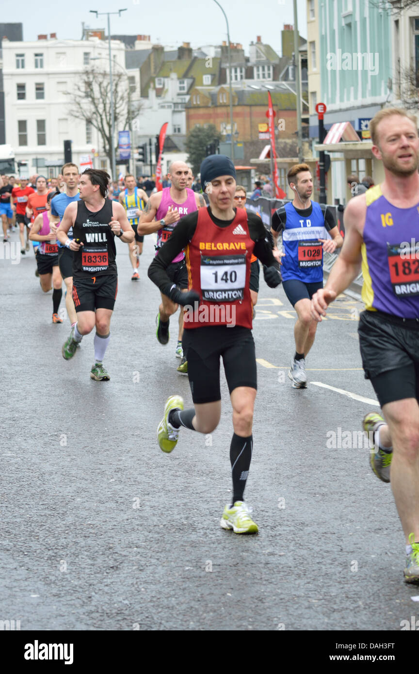 Brighton Marathon 2013 Stock Photo - Alamy