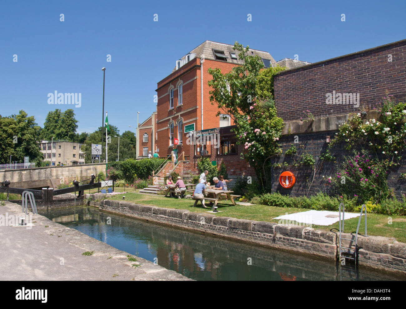Wall Bridge Lock and Canal. Stroud is a small town in Gloucestershire ...