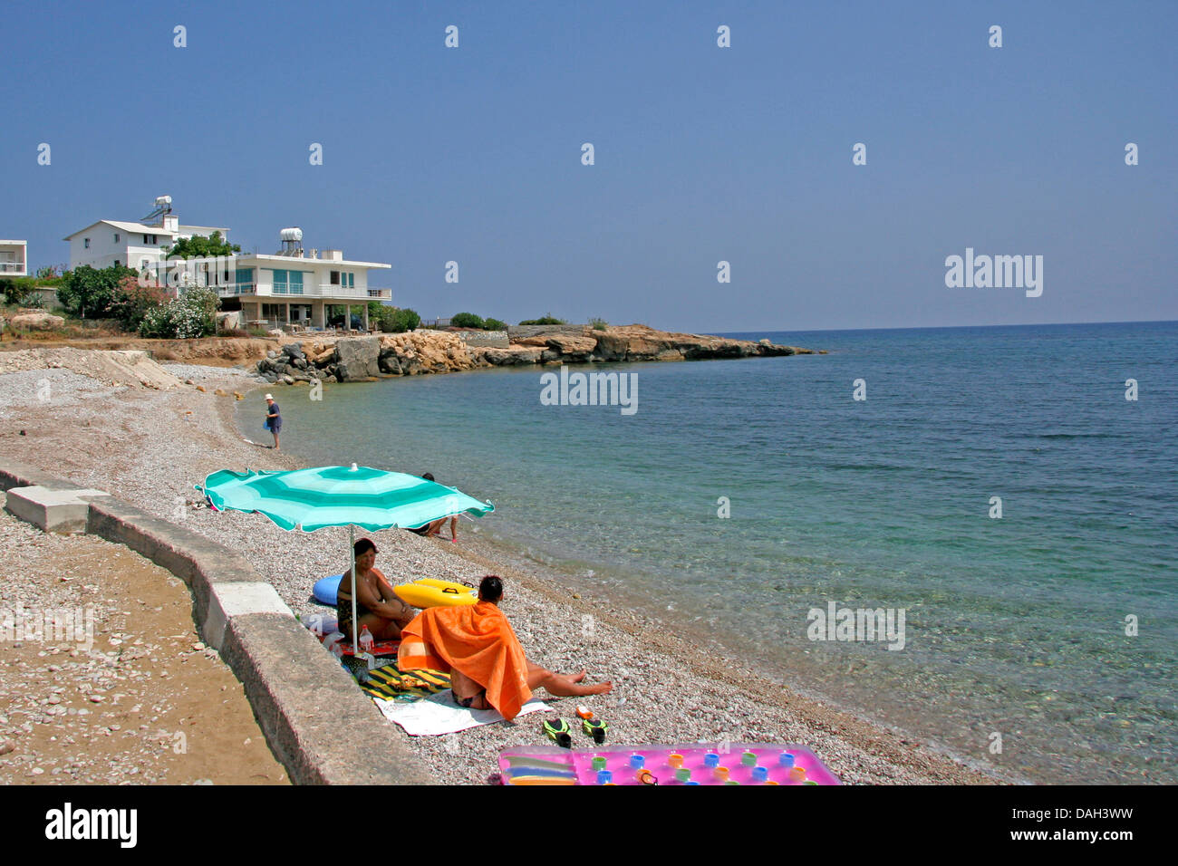 Bamboo Beach Alsancak Kyrenia North Cyprus Stock Photo, Royalty Free ...