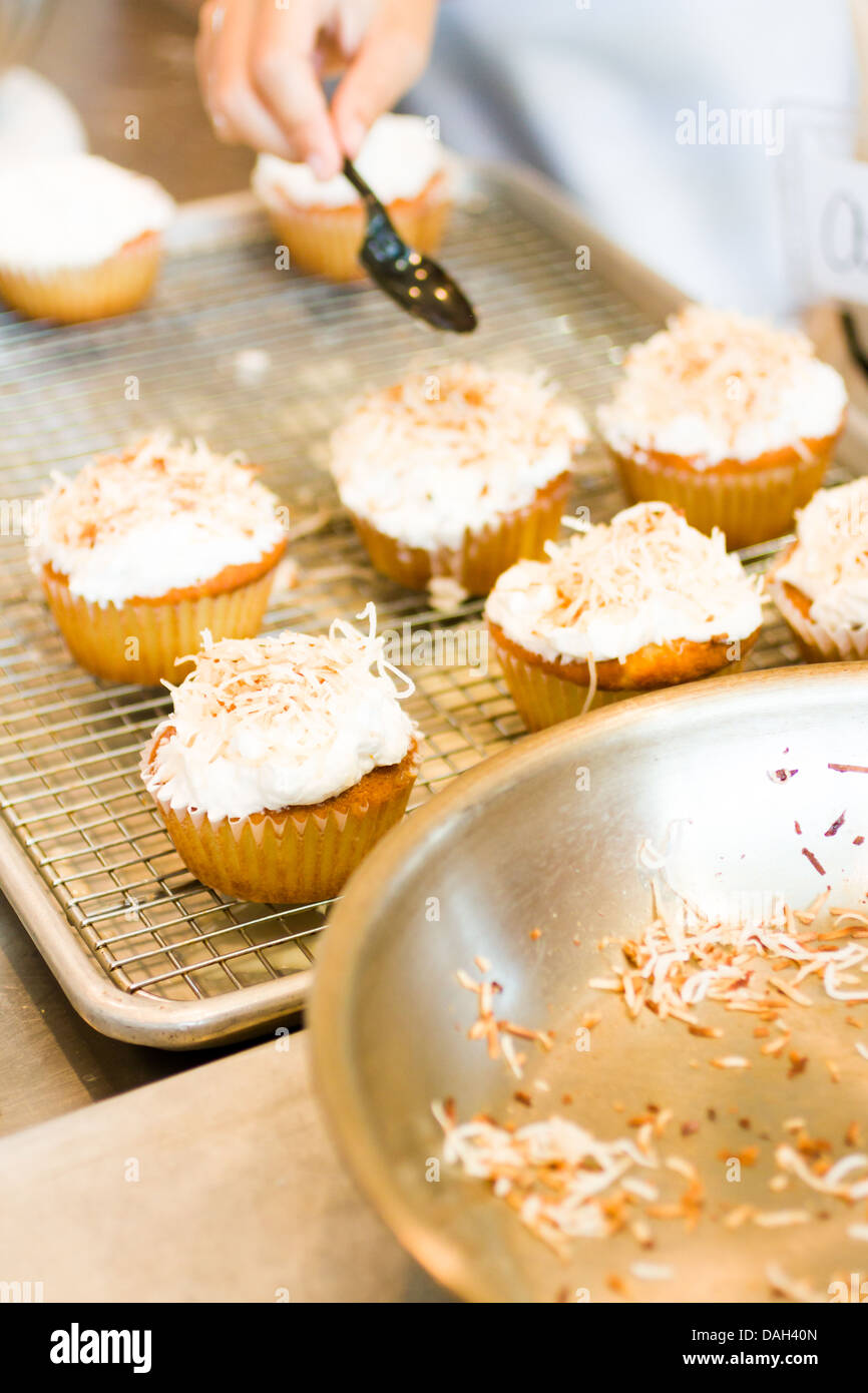 Kinds in cooking class learning how to cook and bake Stock Photo - Alamy