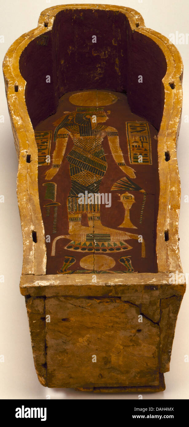 This ancient Egyptian coffin, part of LACMA's collection, is a finely ...
