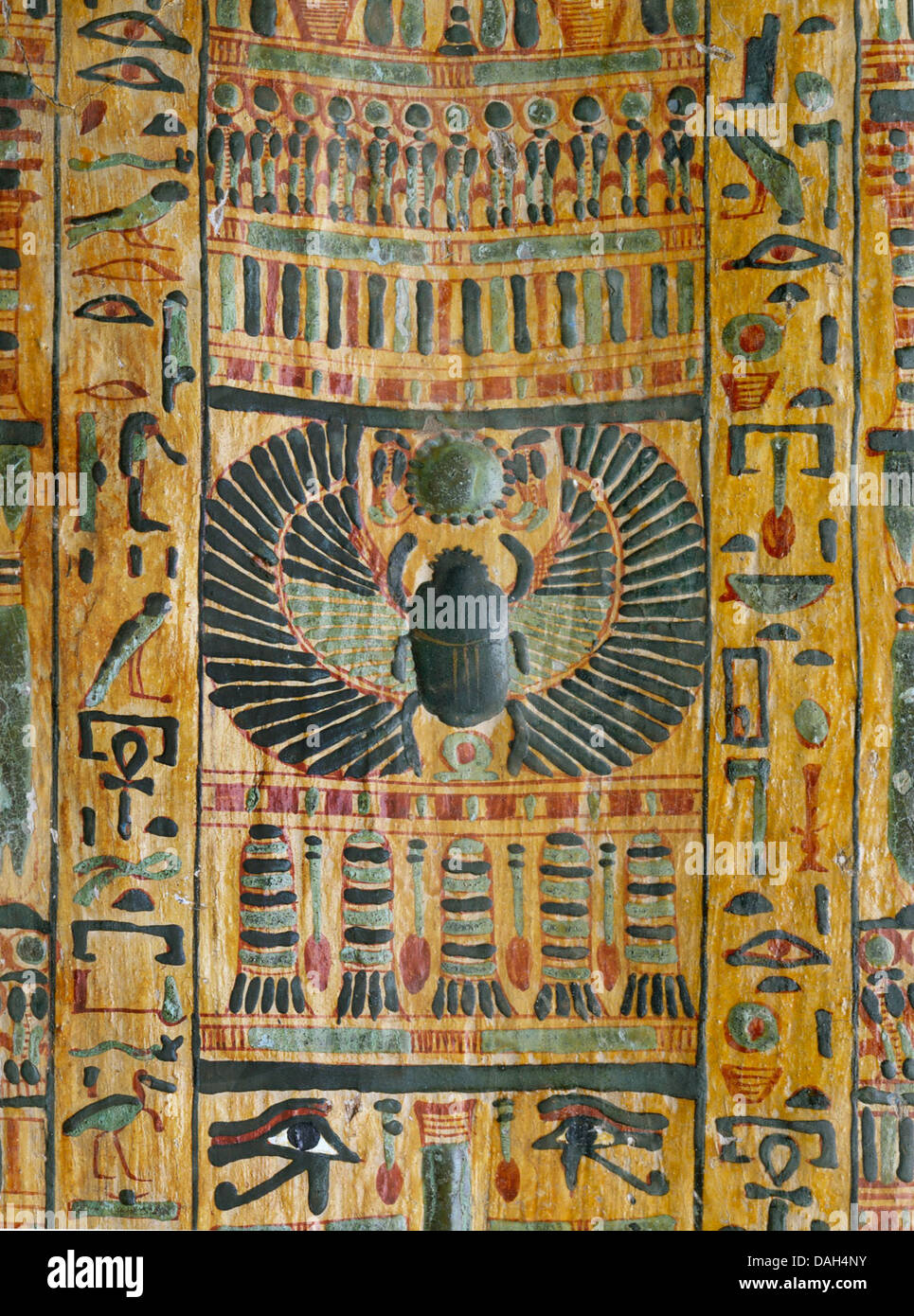 A coffin from ancient Egypt, part of the LACMA collection. This ...