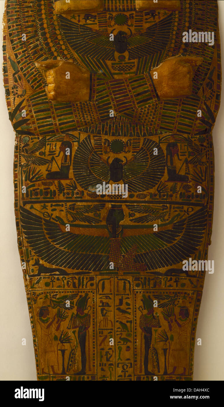 An ancient coffin from the LACMA collection, highlighting the funerary ...