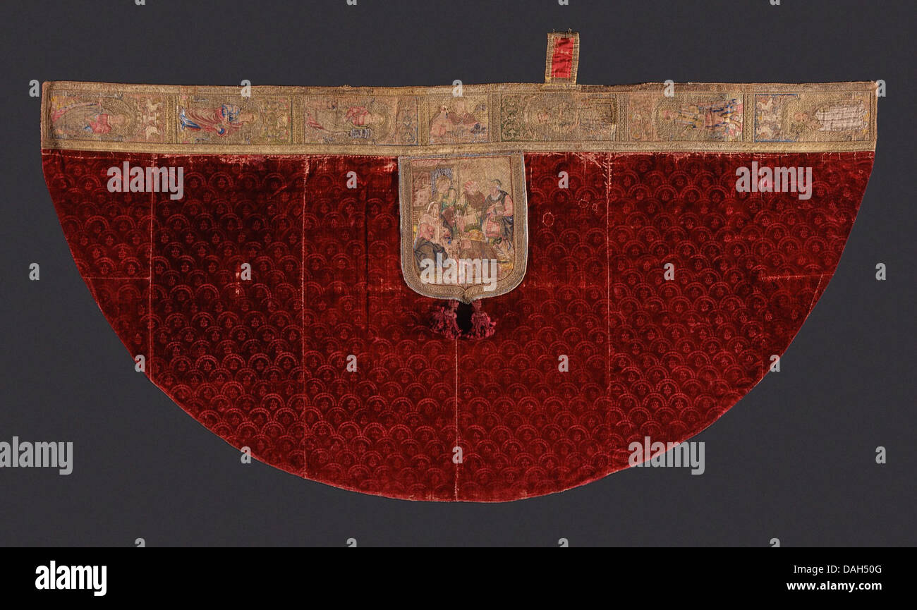 This religious cope, part of LACMA's collection, is made of luxurious ...